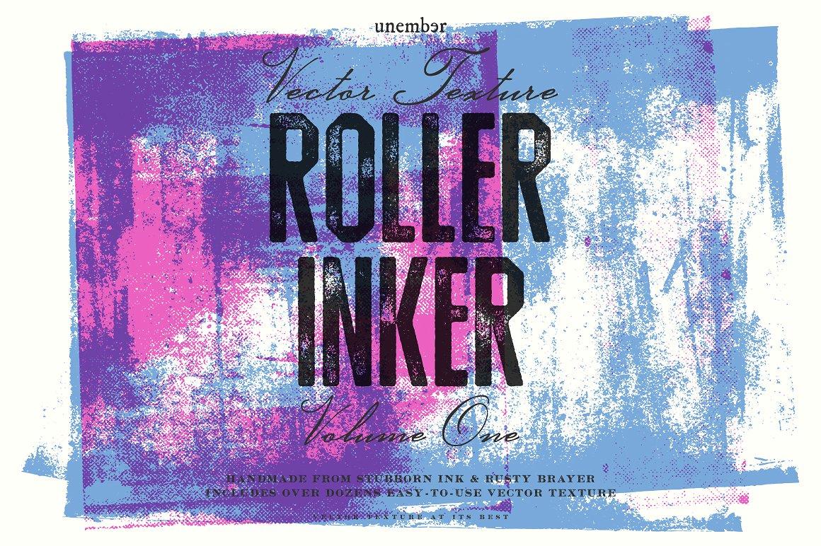 矢量纹理设计素材Roller Inker - 摄视觉